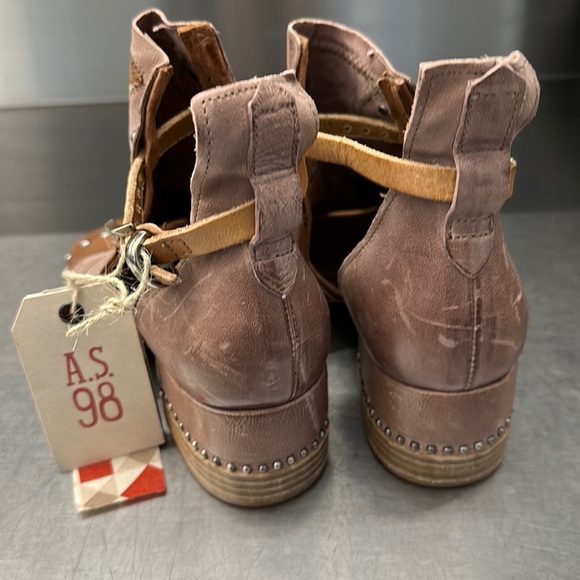 A.S.98 | Shoes | Last Pair As98 Maudie Patchwork Leather Sandals New | Poshmark